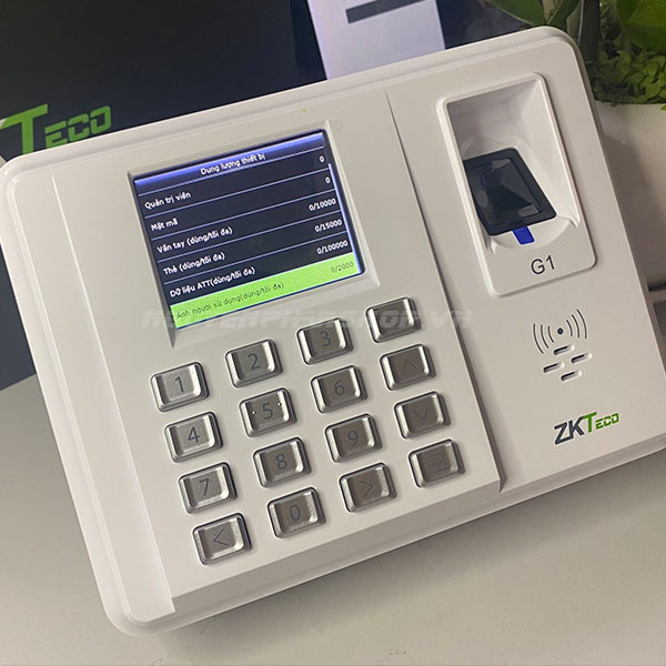 Máy chấm công vân tay ZKteco G1